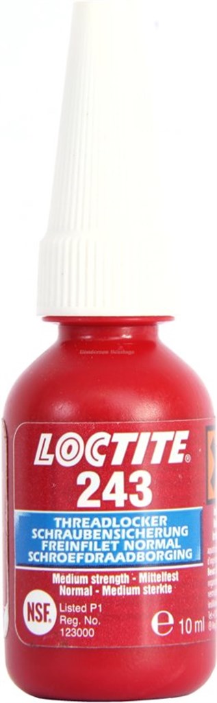 243 Loctite Schroefdraadborging , medium sterkte , algemeen gebruik, 10ml. | TA00009